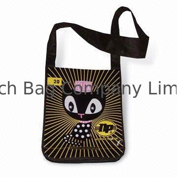 Eco-Friendly 80gsm Non Woven Shoulder Bag , Durable Advertising Bag With Cute Cartoon