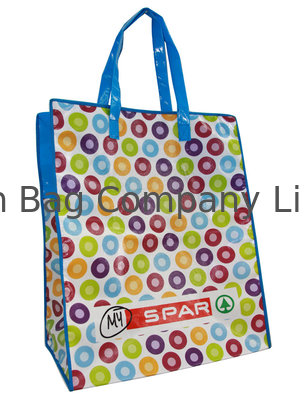 Foldable PP Woven Shopping Bags Full Color Printing