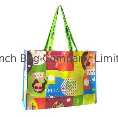Colorful Recycled Non Woven Bag / Canvas Shopping Bag With silk screen Printing
