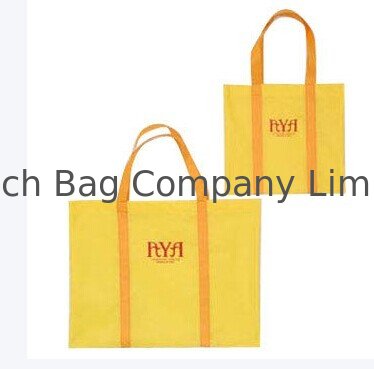 Printed folding non woven environmental friendly shopping bags for cloth packaging