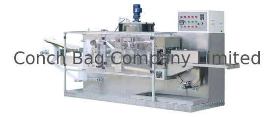 Air Laid Paper / Non - Woven Fabric Wet Tissue Packing Machine With Auto - Counting