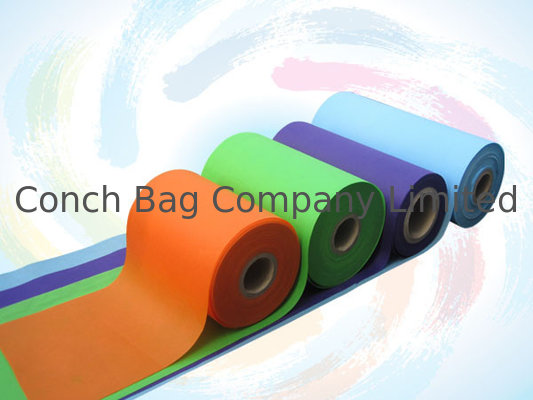 Waterproof Multi Color Spunbond PP Non Woven Fabric Manufacturer for Packing Bags / Pillow Case