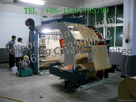 Non Woven Bag 6 Colors Flexo Printing Machine for Hotel napkin paper