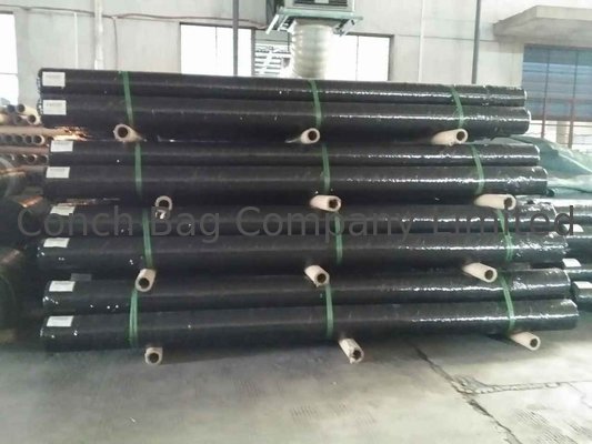 Silt film136gsm pp woven geotextile for separation with roll width12.5' 15' &17.5'