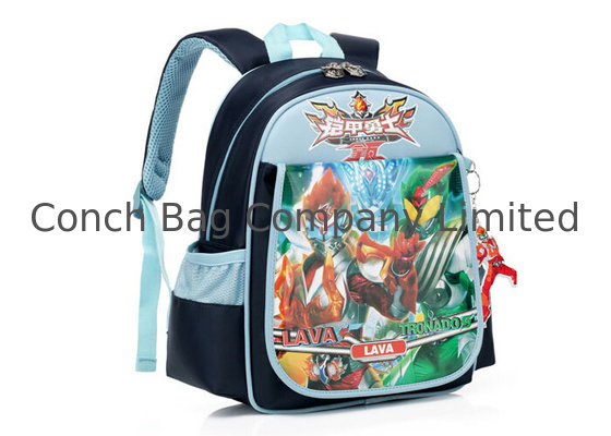 Stylish personalized kids backpacks for school polyester material , Silk screen printing Logo