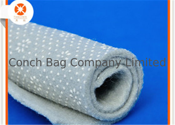 PVC Dot Coated Non Woven Felt Needle Punched Grey Polyester Carpet Underlay Nonwoven Fabric
