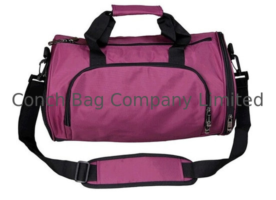 Casual Waterproof Nylon Duffel Bags Pink Sports Travel Bags for Women