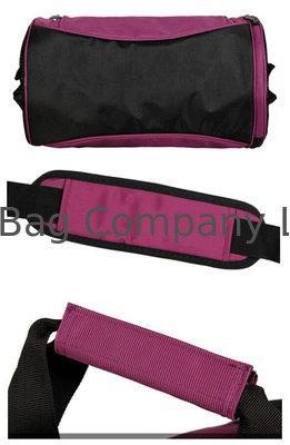 Casual Waterproof Nylon Duffel Bags Pink Sports Travel Bags for Women