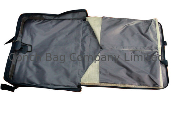 Dark Blueoxford Shouder Reusable Carrier Bags For Men's Suit Garment