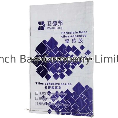 OEM & ODM Reusable Coated PP Woven Bags Waterproof  for Packing Tiles Adhesive