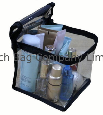 Square pvc garment bags , clear pvc bag 0.1-0.5mm thickness for  cosmetic packing
