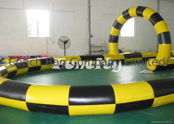 Clear PVC / TPU Inflatable Zorb Ball with 3m outer diameter / 2m inner diameter with Ramp