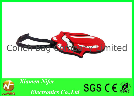 Eco-friendly Silicone Gifts Stylish Fashion Luggage Tags For Traveling Luggage Card
