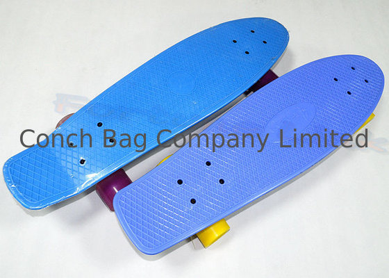 Smooth Cruise Retro PP Plastic Fish Skateboards With Alum Truck For Kids Beginners 22.5" x 6"