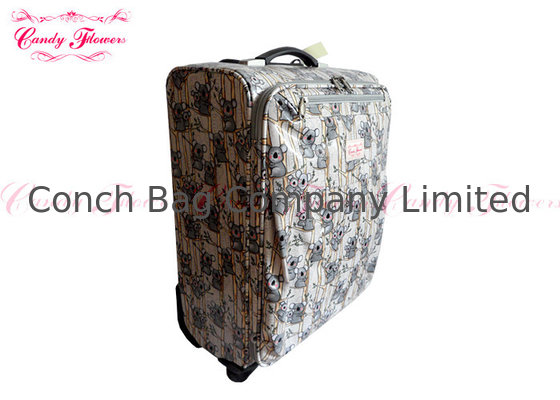 Lightest Weight 21 inch luggage / suitcases with 4 wheels , Koala Climbing Bamboo Design