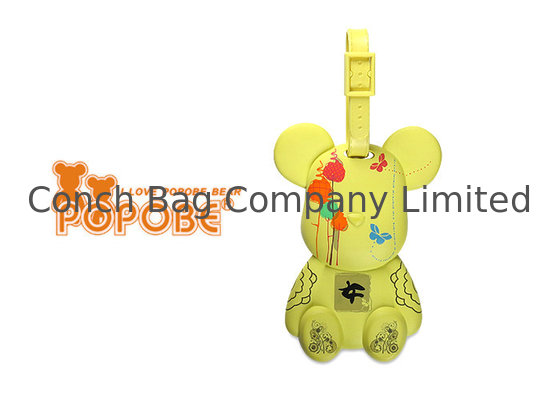 OEM Fashion POPOBE Bear Wedding Gift Luggage Tags for Honeymoon Travel