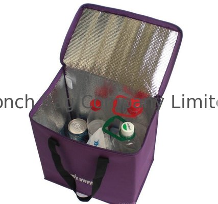 Large purple lunch tote bag for ladies girl 900D / 1680D oxford