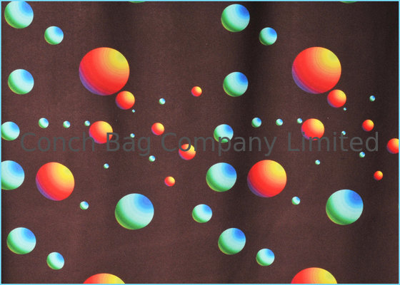 Colorful Ball Printing Polyester Lycra Custom Printed Spandex Fabric Wholesale 1.5m * 180gsm