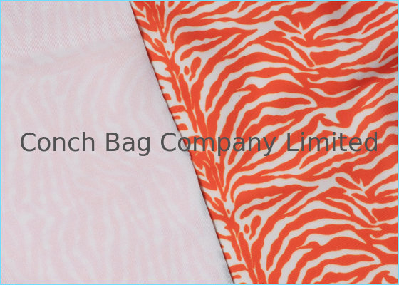 Tiger Stripe Fabric / Matt Nylon Lycra Printed Spandex Fabric For Underwear  1.5m*220gsm