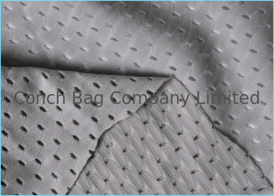 Grey Cool Nylon Spandex Sheer Stretch Mesh Fabric with 85% Nylon 15% Spandex Material