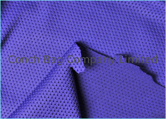Violet Blue Sportswear Stretch Mesh Fabric 1.6m * 160gsm 90 Polyester 10 Spandex Fabric