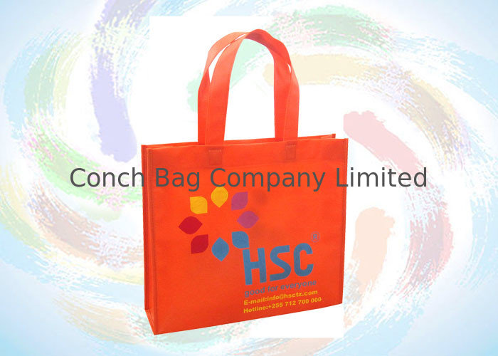 Eco friendly Spunbonded Printed PP Non Woven Bag For Supermarket Usage