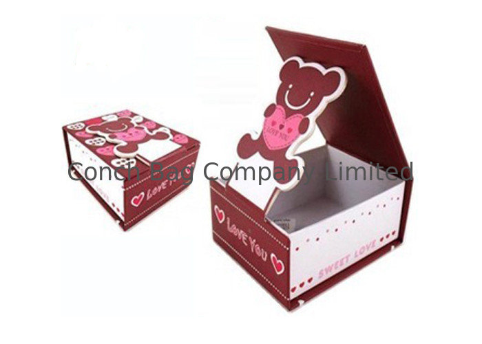 Custom red decorative fancy paper / Ivory board gift packaging box of AI / PDF / CDR