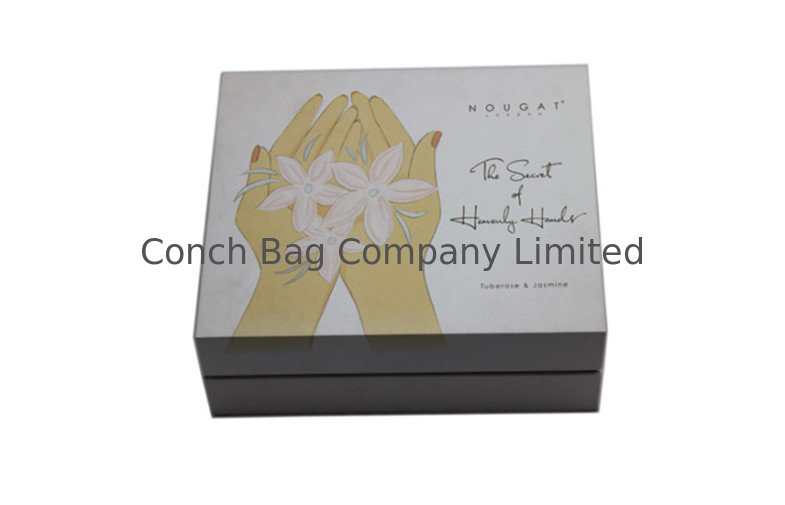 Colorful Printed Recycled Cardboard Gift Boes , Cosmetics gift box
