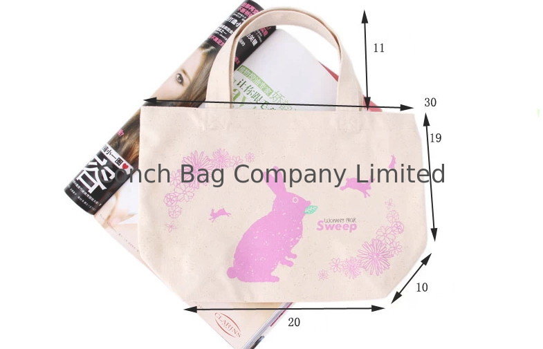 Cute Foldable Pattened Cloth travel Shopping Bag for commercial promotion