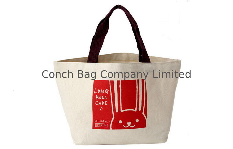 Customized lightweight advertizing Cloth Canvas Shopping Bag for supermarket
