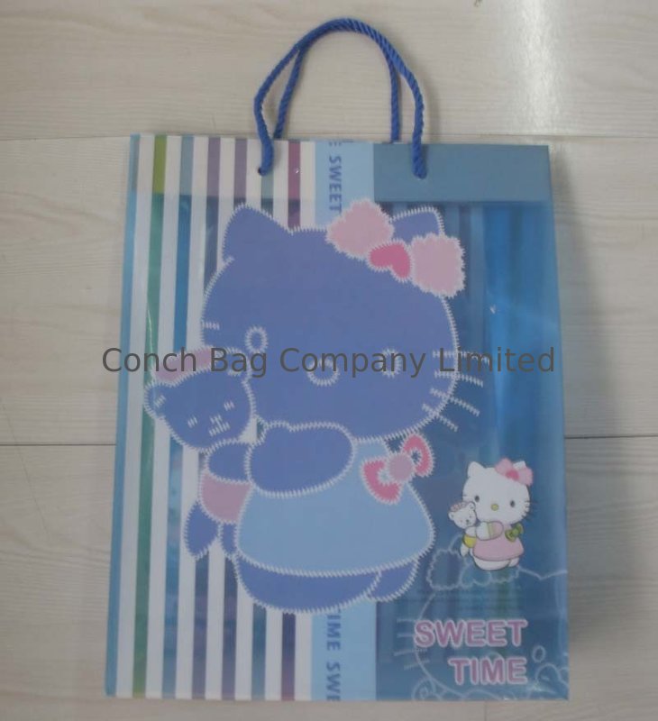 Printed 210gsm Luxury Art Paper Clothing Shopping Bag With PP Handle