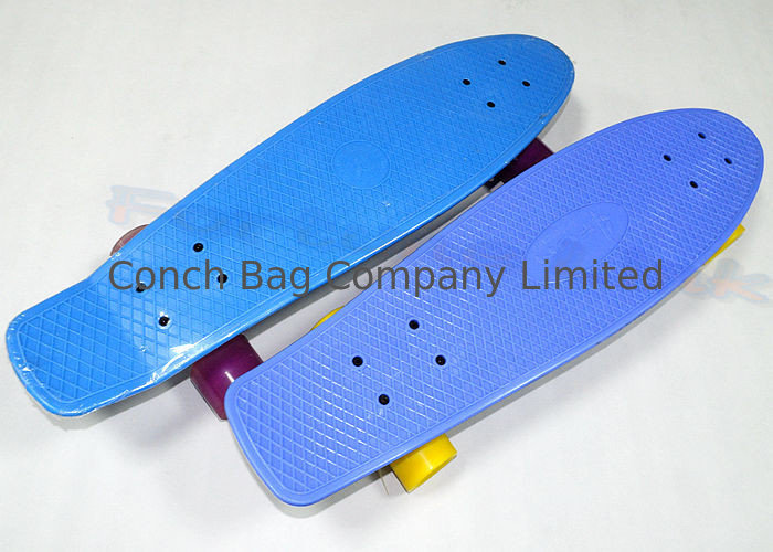 Smooth Cruise Retro PP Plastic Fish Skateboards With Alum Truck For Kids Beginners 22.5" x 6"