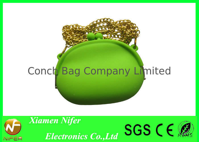 Promotional Gifts Mini Silicone Beach Bag / Rubber Cosmetic Bags for Outdoor Use