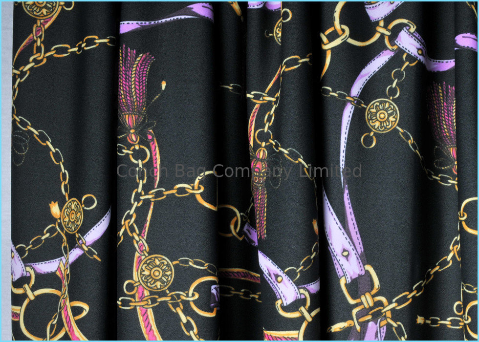 Waistband Pattern Lycra Fabric Print For Fashion Design / Printed Spandex Fabric  1.5m*220gsm