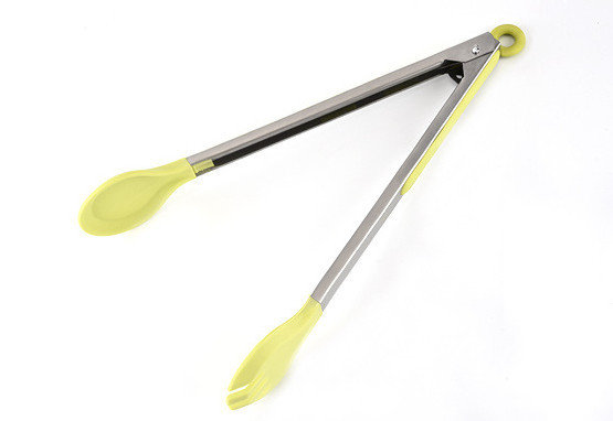 Silicone food tong kitchen utensil