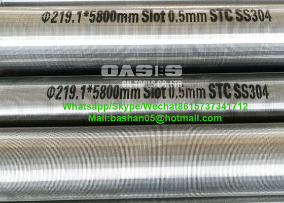 Stainless Steel 304 316L V- Johnson pipe tube water well screen