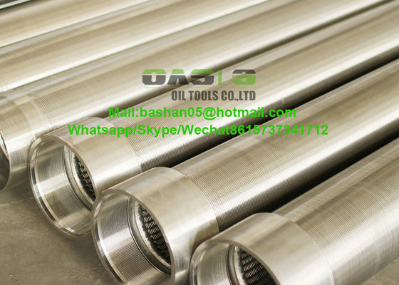 6 5/8" stainless pipe wedge screen filter tube Johnson water well screen