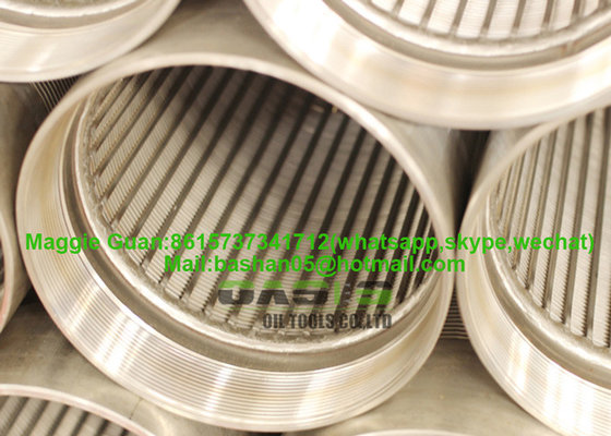 water filter pipe screens or Johnson wedge wire screen pipe oasis factory