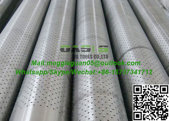 API J55 casing perforated pipes with unfiorm and smooth holes China factory