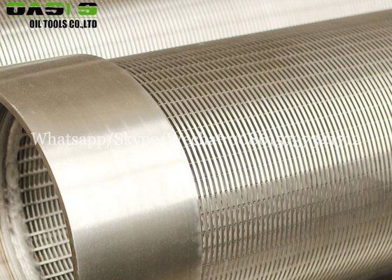 stainless steel 316 Johnson type wedge wire screens (customized) thread ends connection