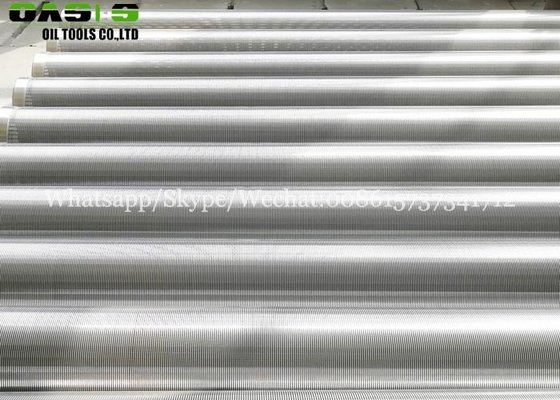 China maufacturer Customized best price Johnson Continuous Slot Wedge Wire Screen For Oil Well