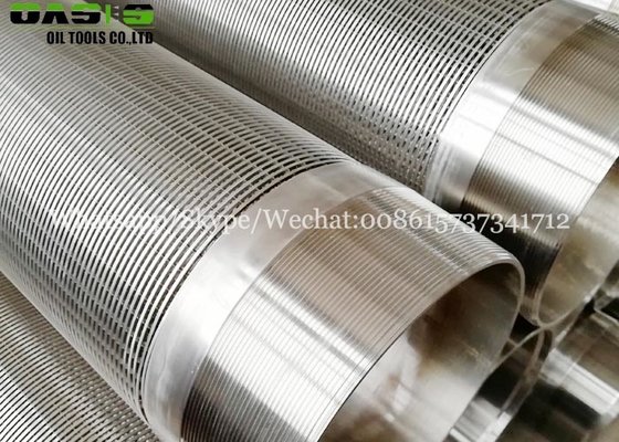 245mm out dia wedge wire screen pipe screen sleeve for deep water well