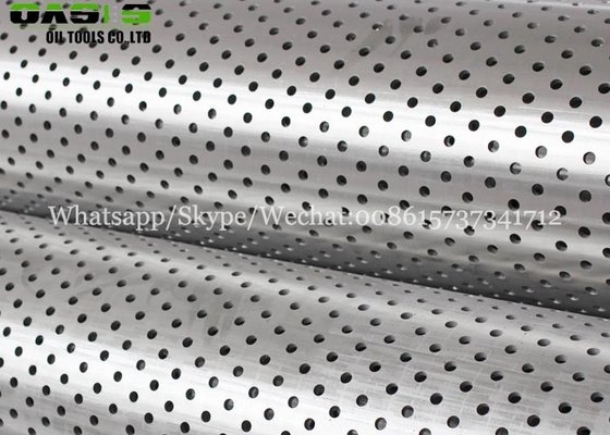 Straight In Line Pattern Perforated Metal Pipe based pipe casing For Wholesale