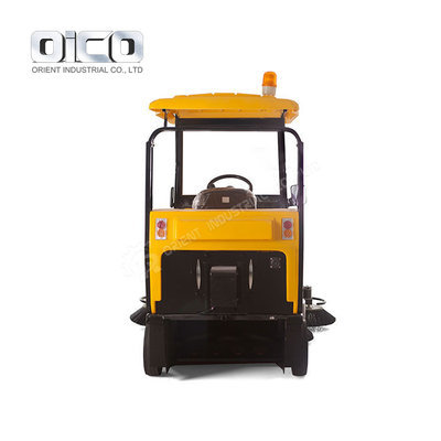 OICO E800W Pavement Cleaning Machine Ride-On Floor Sweeper With Front Windshield