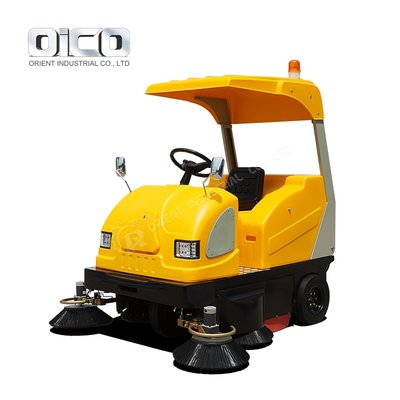 I800 Electric Street Pavement Driveway Stone / Leaf Sweeper Truck Road Vacuum Cleaner