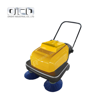 floor machines P100A Chinese cheapest hand push vacuum road sweeper with CE certificate
