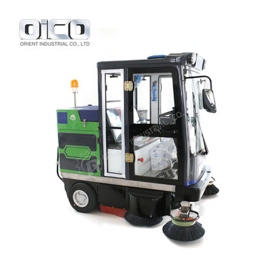 OICO E800FB All-Closed Driveway Electric Power Road Sweeper Machine/ Truck / Vehicles For Sale