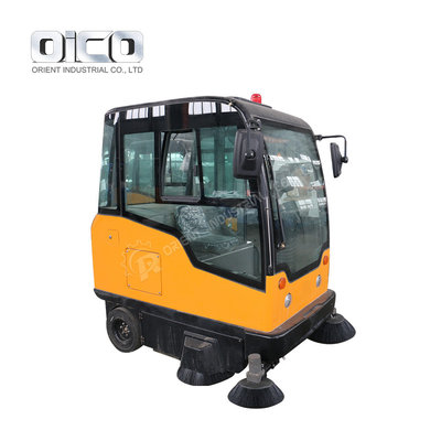E800LC Electric Road Cleaning Equipment, All Closed Road Sweeper Battery-Powered Sweeper