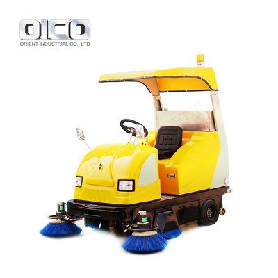E8006 Electric Road Sweeper, Battery-Powered Sweeper, Ride On Sweeper