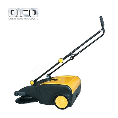 Walk behind manual sweeper / small street  sweeper / road sweeper machine
